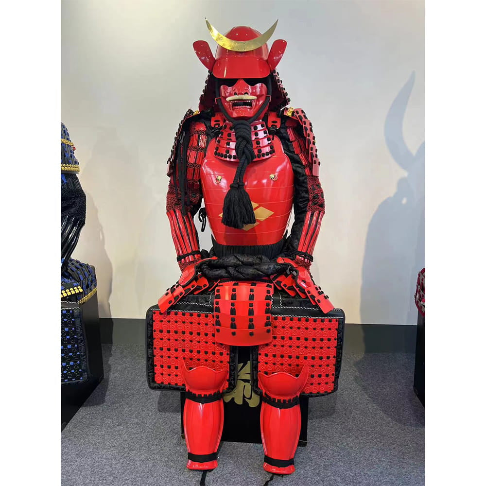 Authentic Samurai Armor with Demon Mask and Horns – Komikku Villa